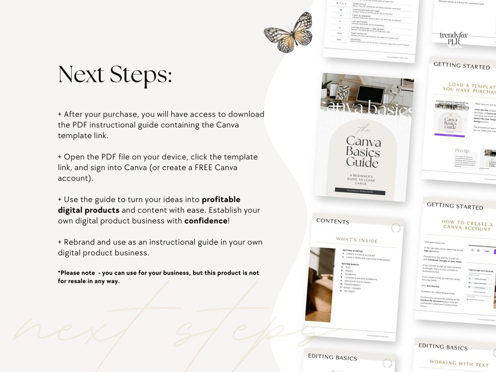 Canva Basics Quick Start Guide, Done-For-You Canva Manual | Canva ...